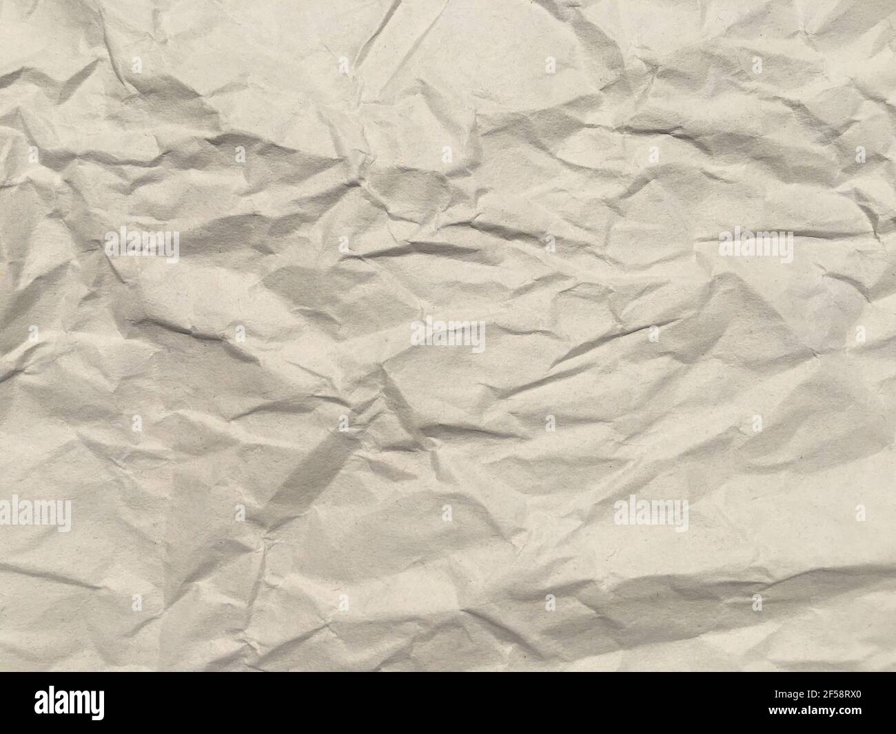 White wrinkled paper texture background for Design or work with copy ...