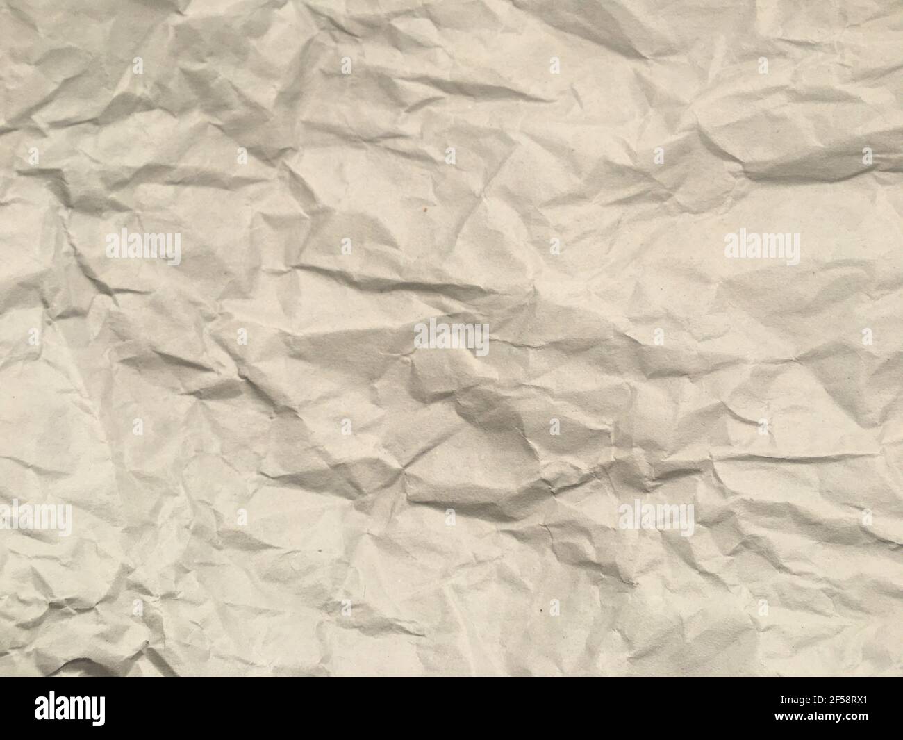 White wrinkled paper texture background for Design or work with copy ...