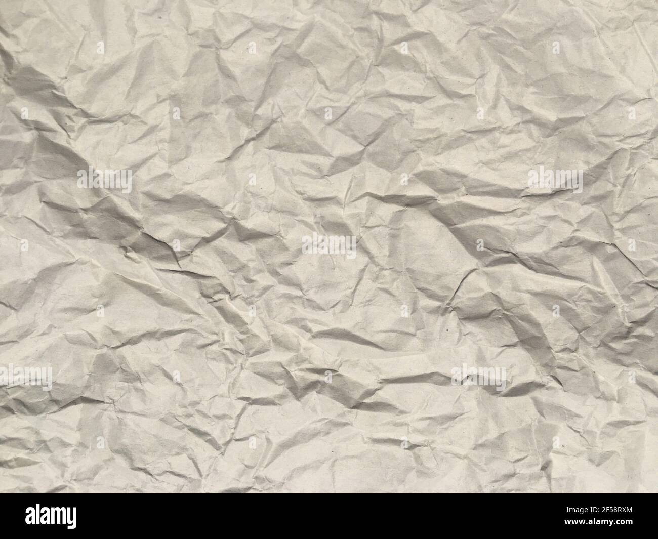 White wrinkled paper texture background for Design or work with copy ...
