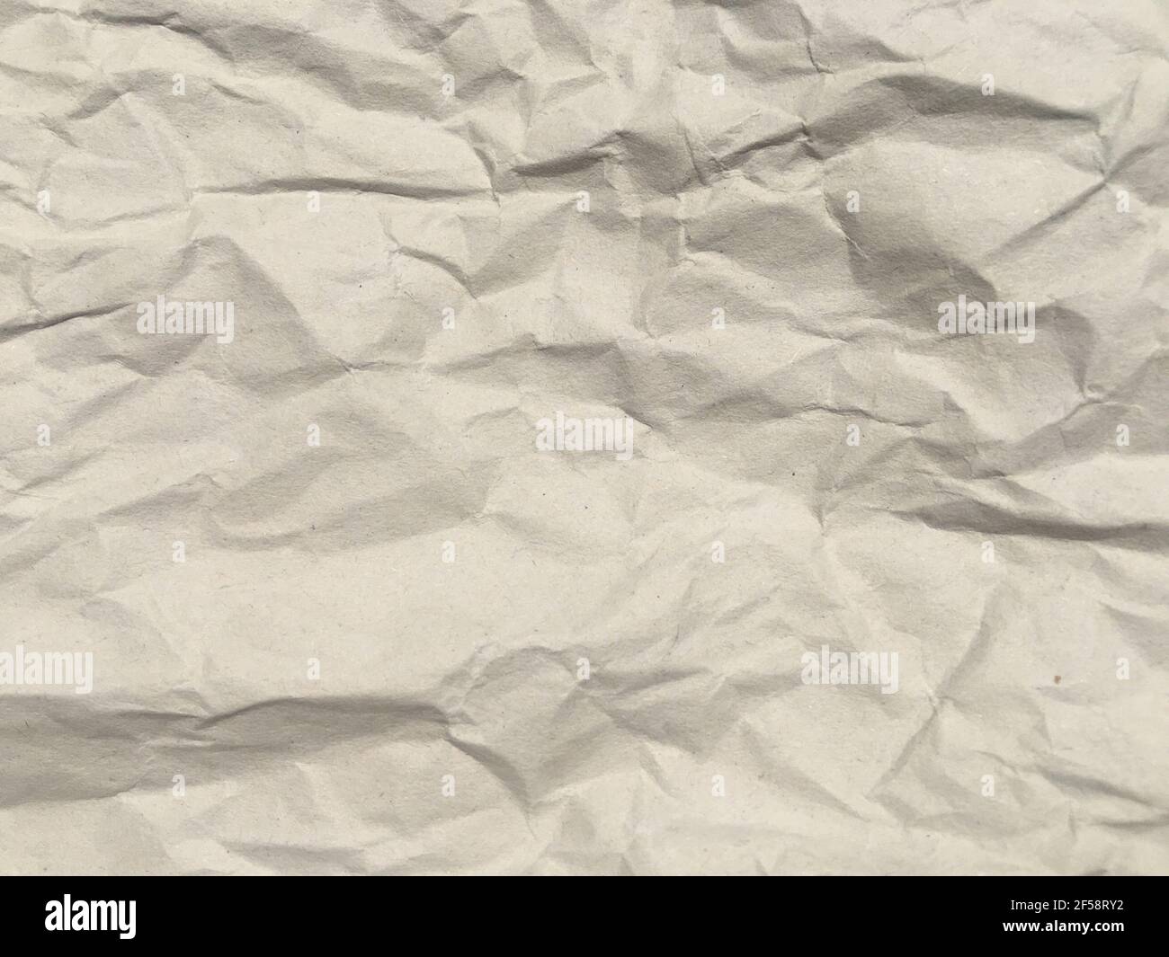 White wrinkled paper texture background for Design or work with copy ...