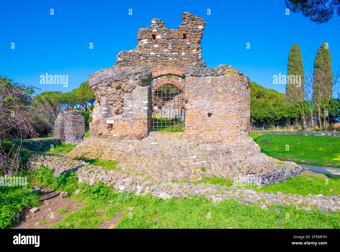 Rome (Italy) - The archeological ruins in the Appian Way of Roma (in ...