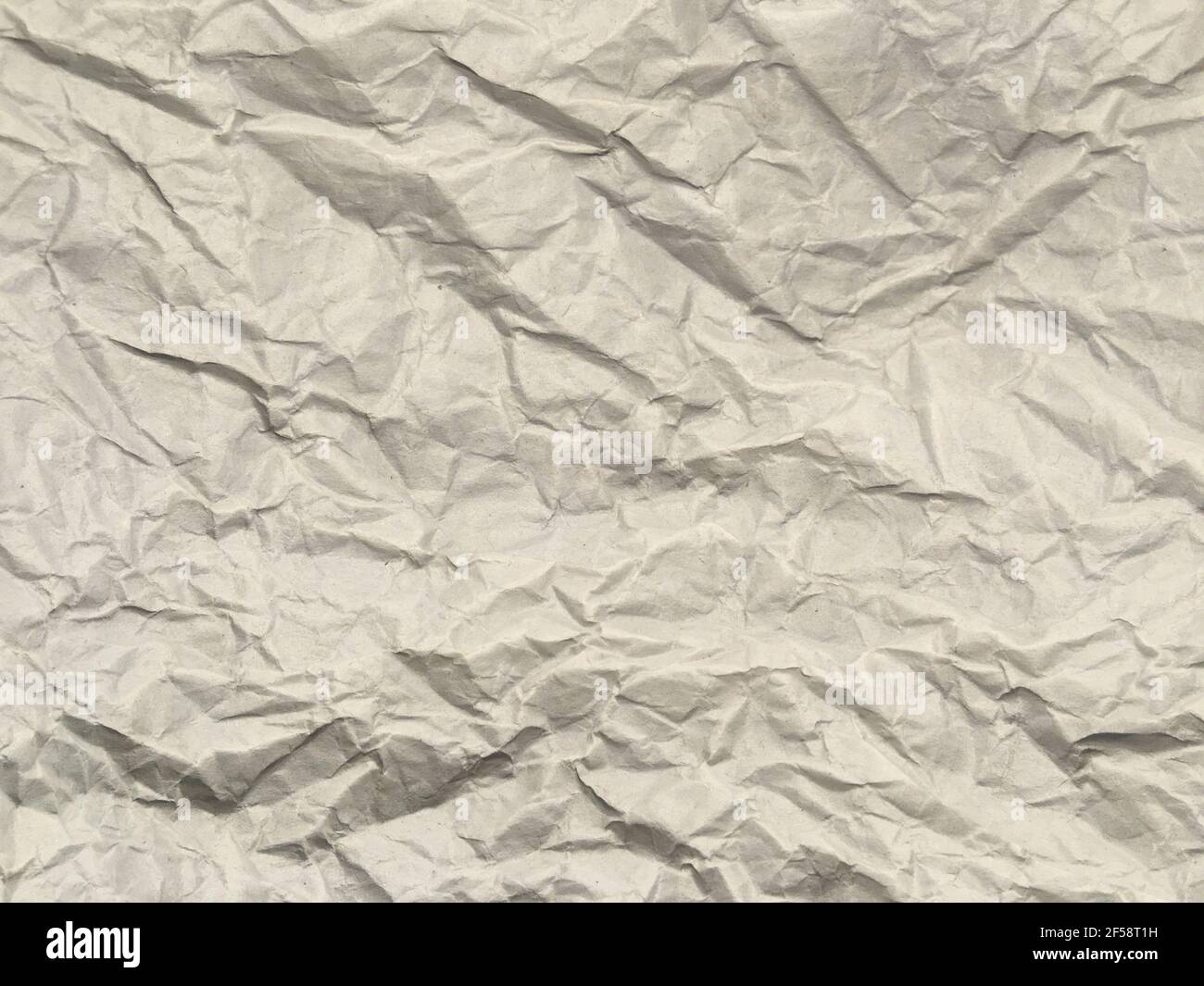 White crumpled paper texture background for Design with space Stock ...