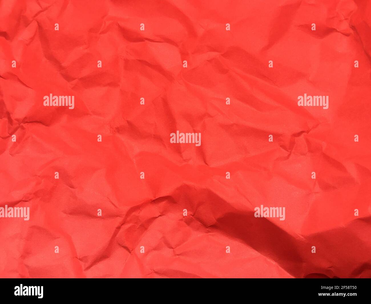 Red crumpled paper texture background for Design. Wallpaper for copy ...