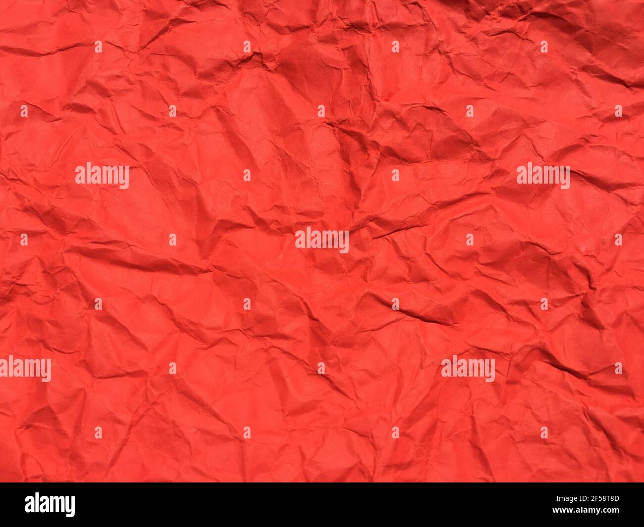 Red crumpled paper texture background for Design. Wallpaper for copy ...