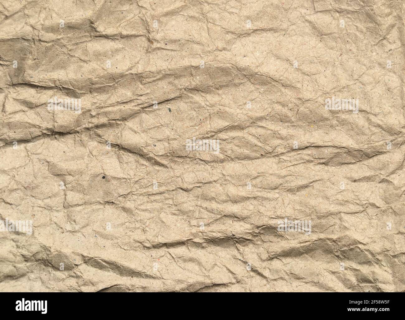 Brown crumpled paper background with copy space for Design. Wrinkled ...