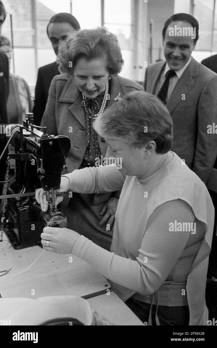 1983 election thatcher Black and White Stock Photos & Images - Alamy