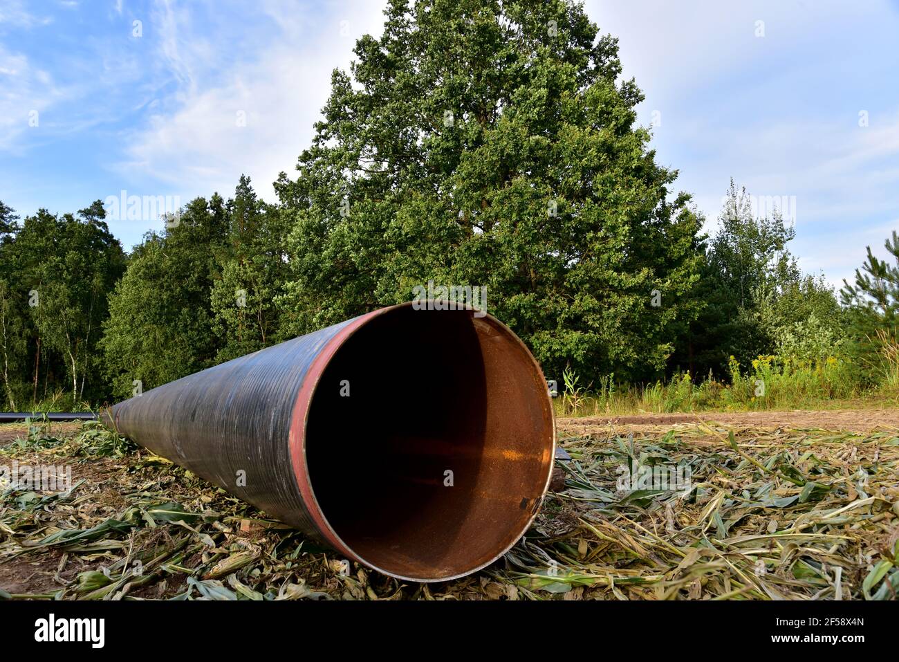 LNG pipeline construction project for global exports of natural gas ...