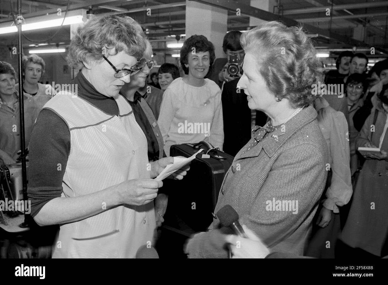 1983 election thatcher Black and White Stock Photos & Images - Alamy