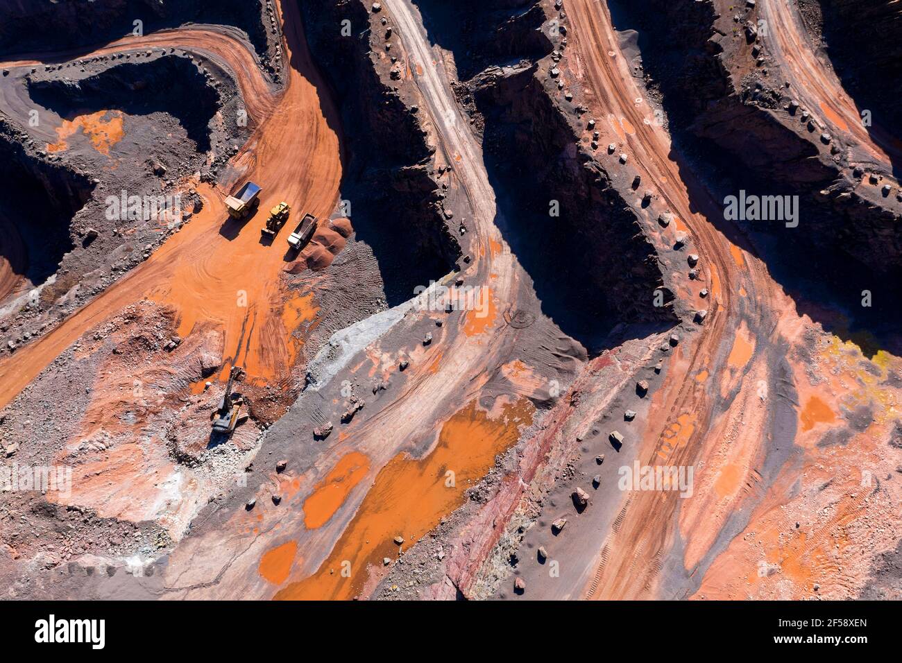 a big quarry from above Stock Photo - Alamy