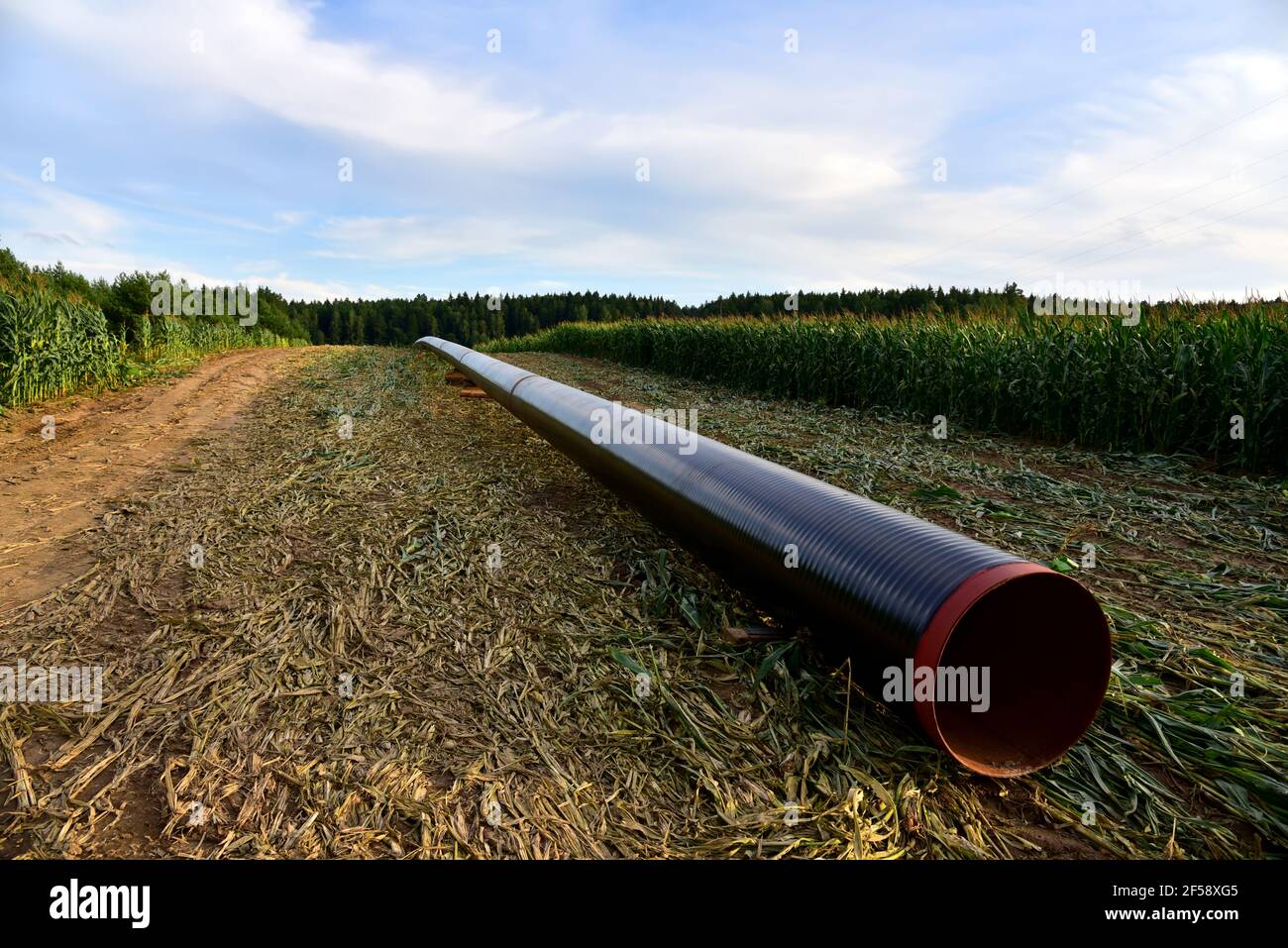 LNG pipeline construction project for global exports of natural gas ...