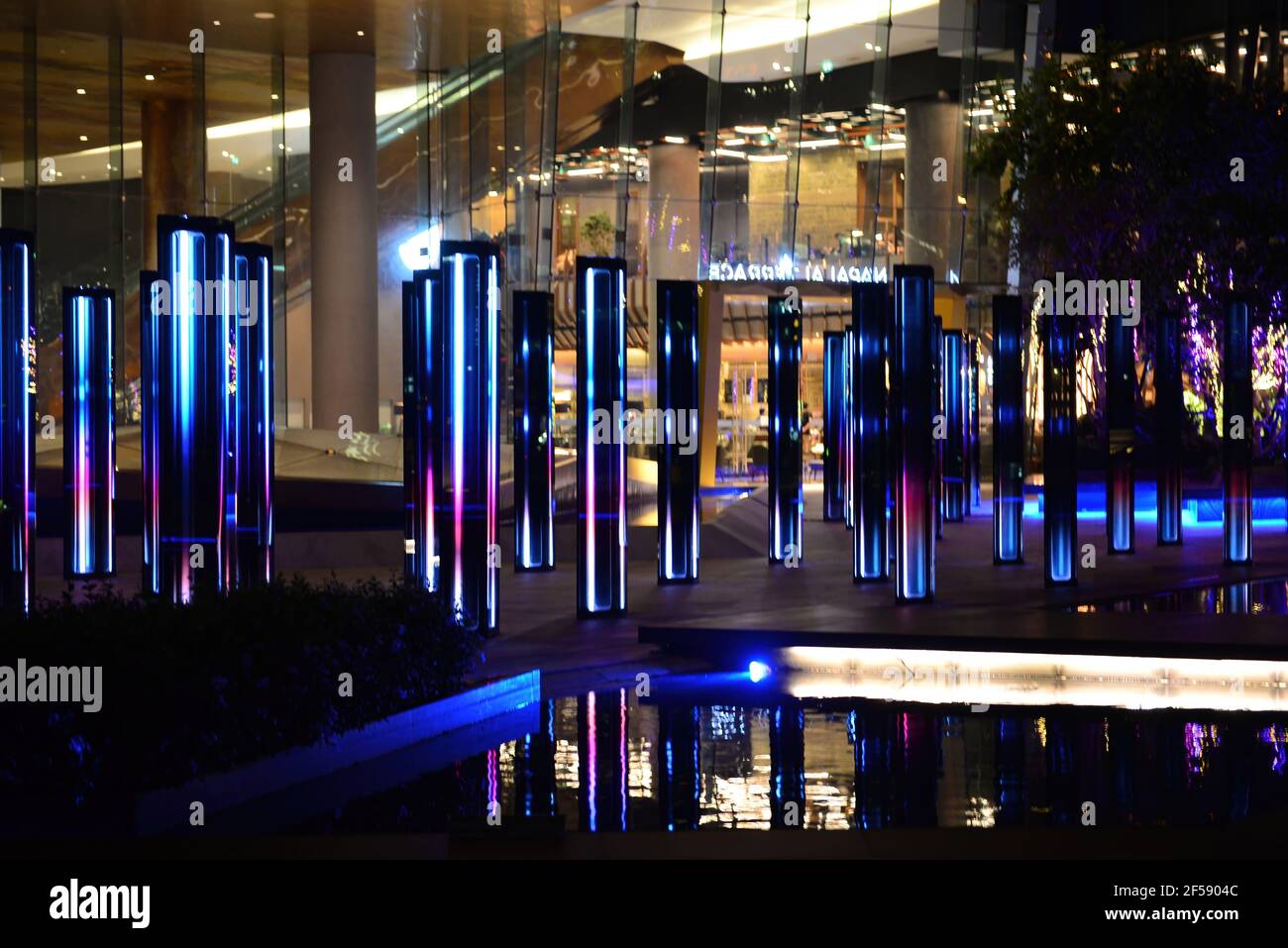 BANGKOK, THAILAND – 17 MARCH 2021 : world-class artistic installation ...