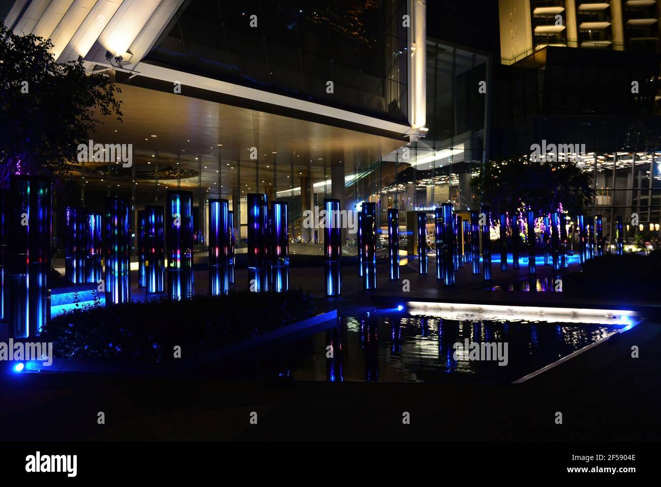 BANGKOK, THAILAND – 17 MARCH 2021 : world-class artistic installation ...