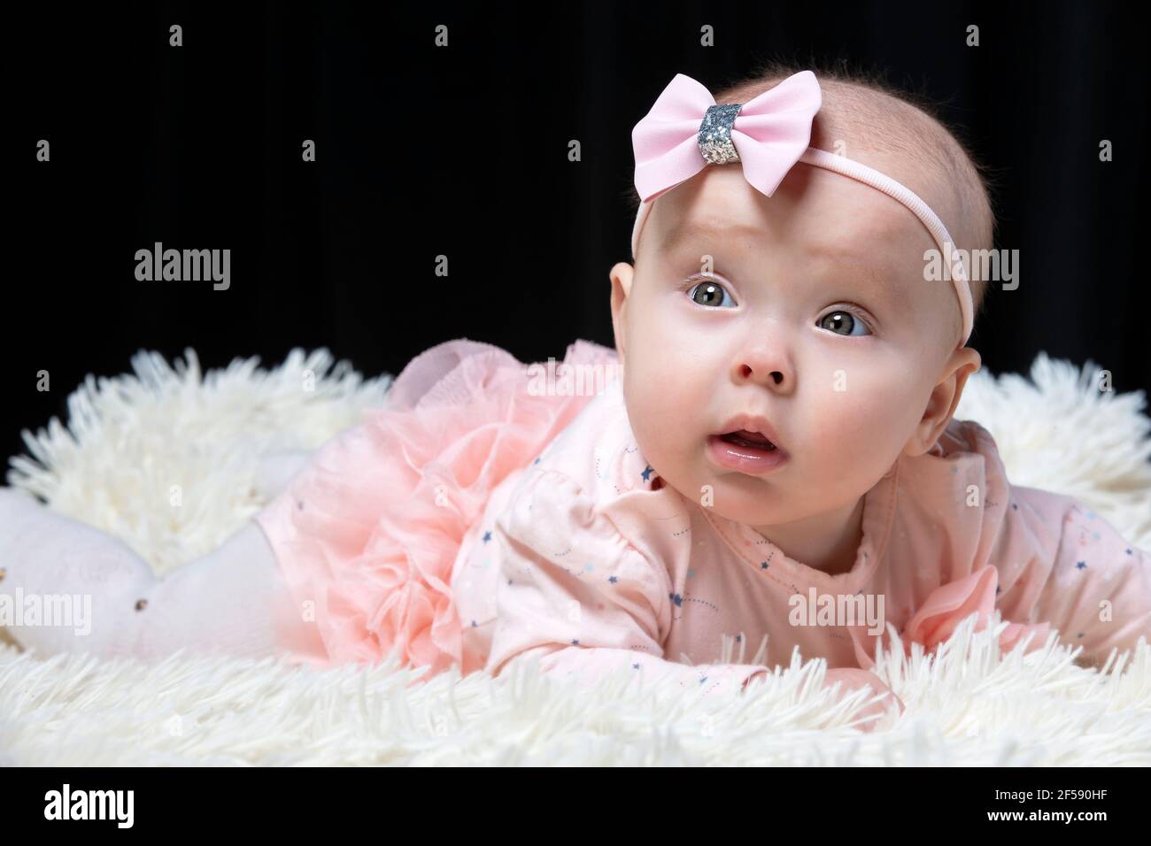 Cute Babies With Pink Dress Wallpapers