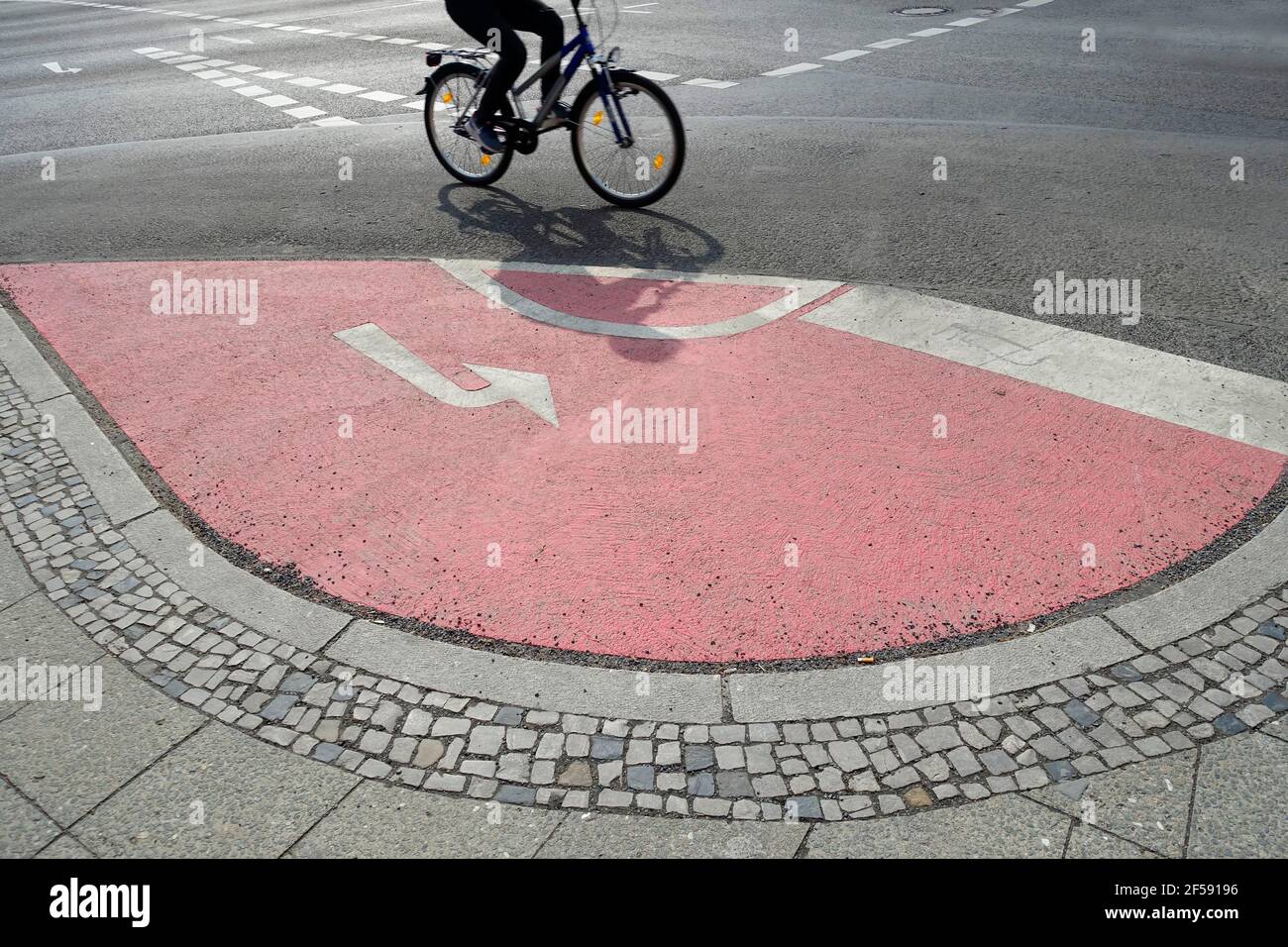 Bike Path In Berlin Stock Photo Alamy bike-path-in-berlin-stock-photo-alamy