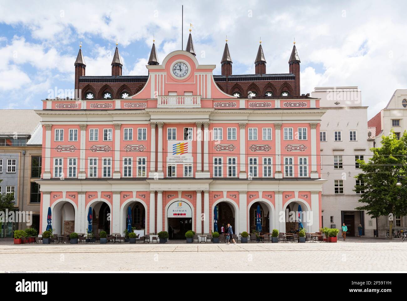 Rostock city __hall hi-res stock photography and images - Alamy