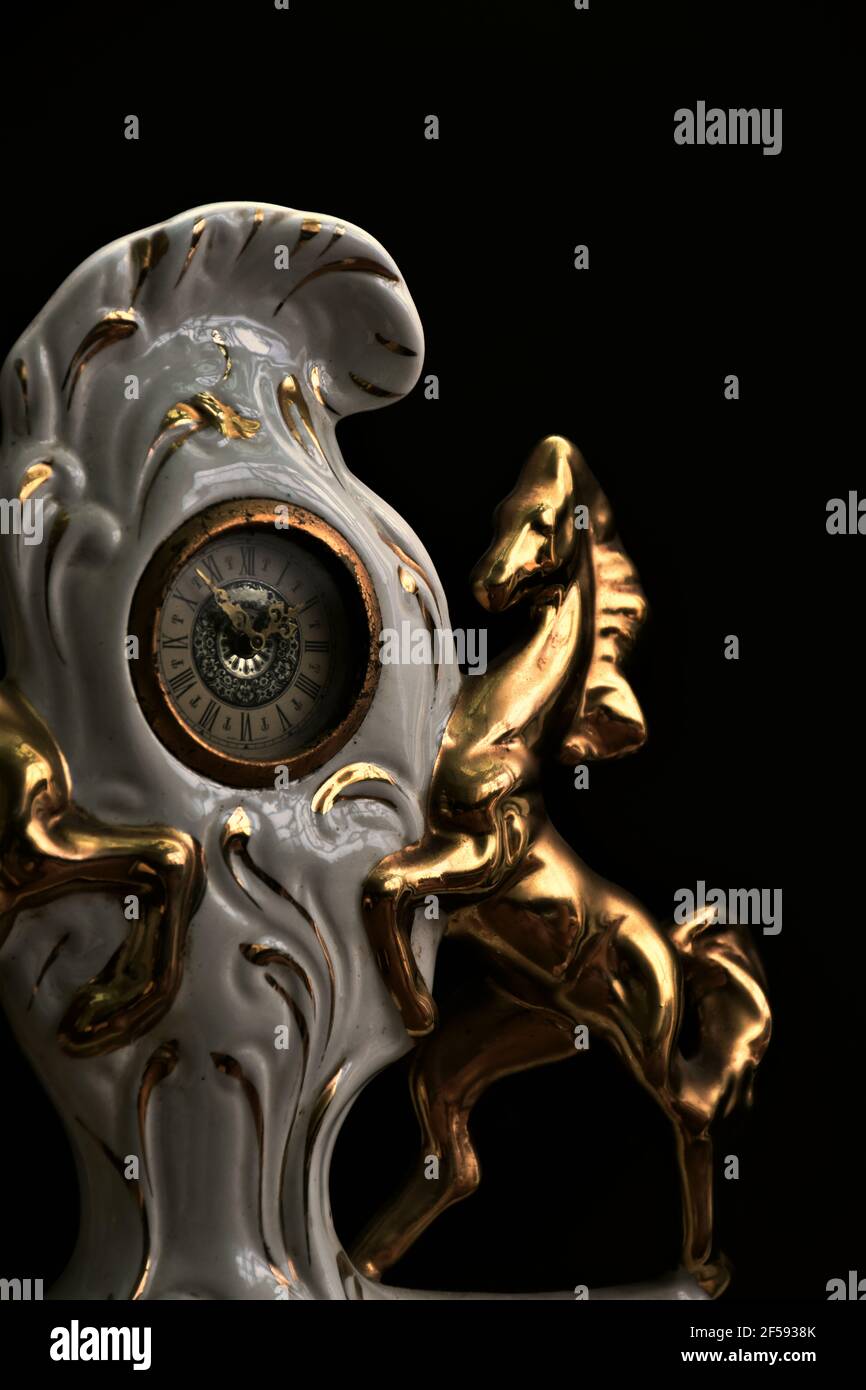 Luxury clock museum exponate Stock Photo - Alamy