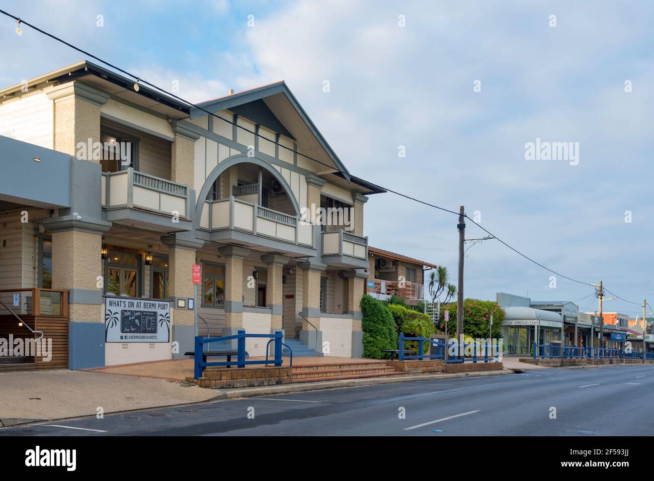 The Bermagui Hotel (Bermi Pub) built as the Horseshoe Bay Hotel in 1896 ...