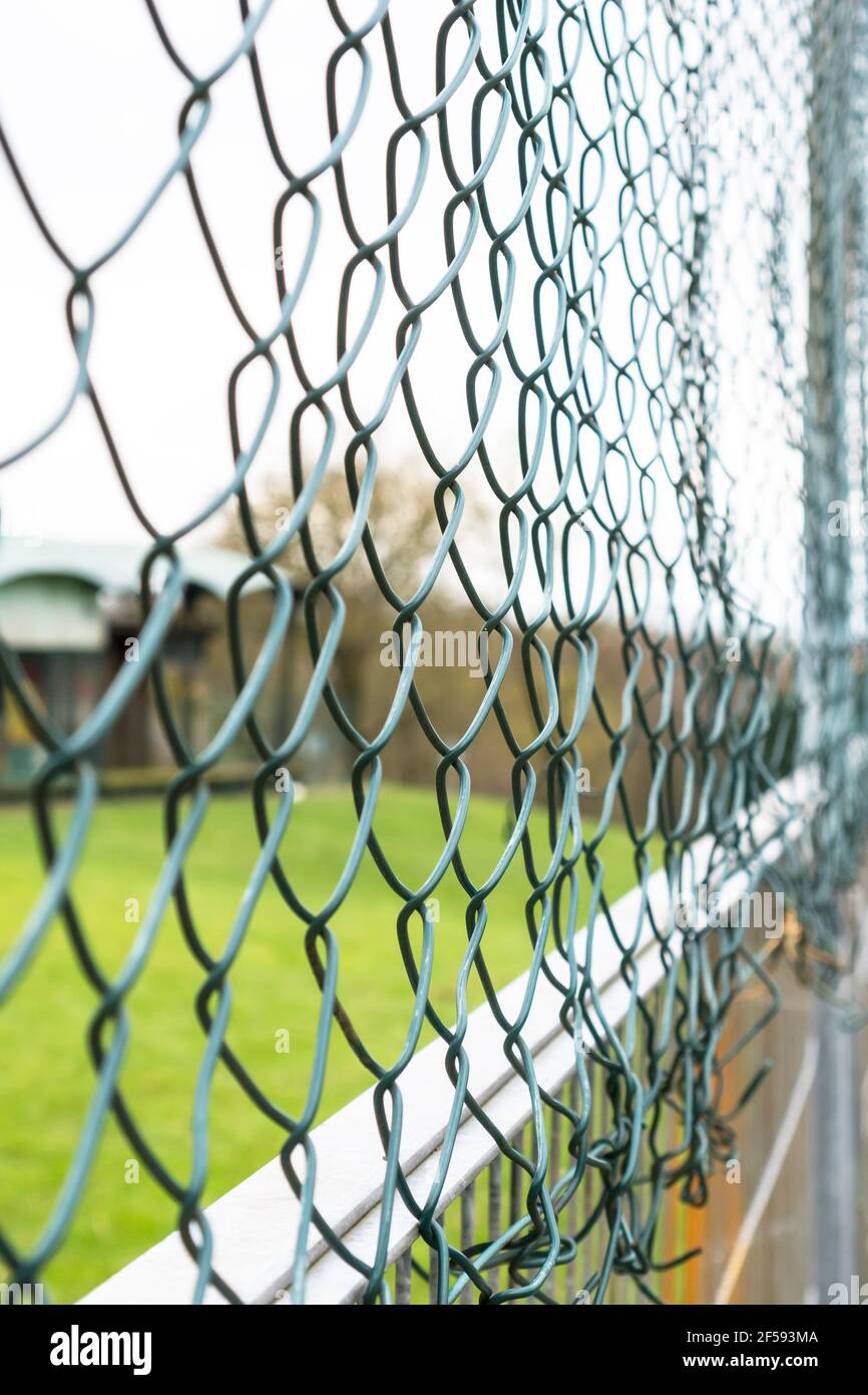 Close up green mesh fencing hi-res stock photography and images - Alamy