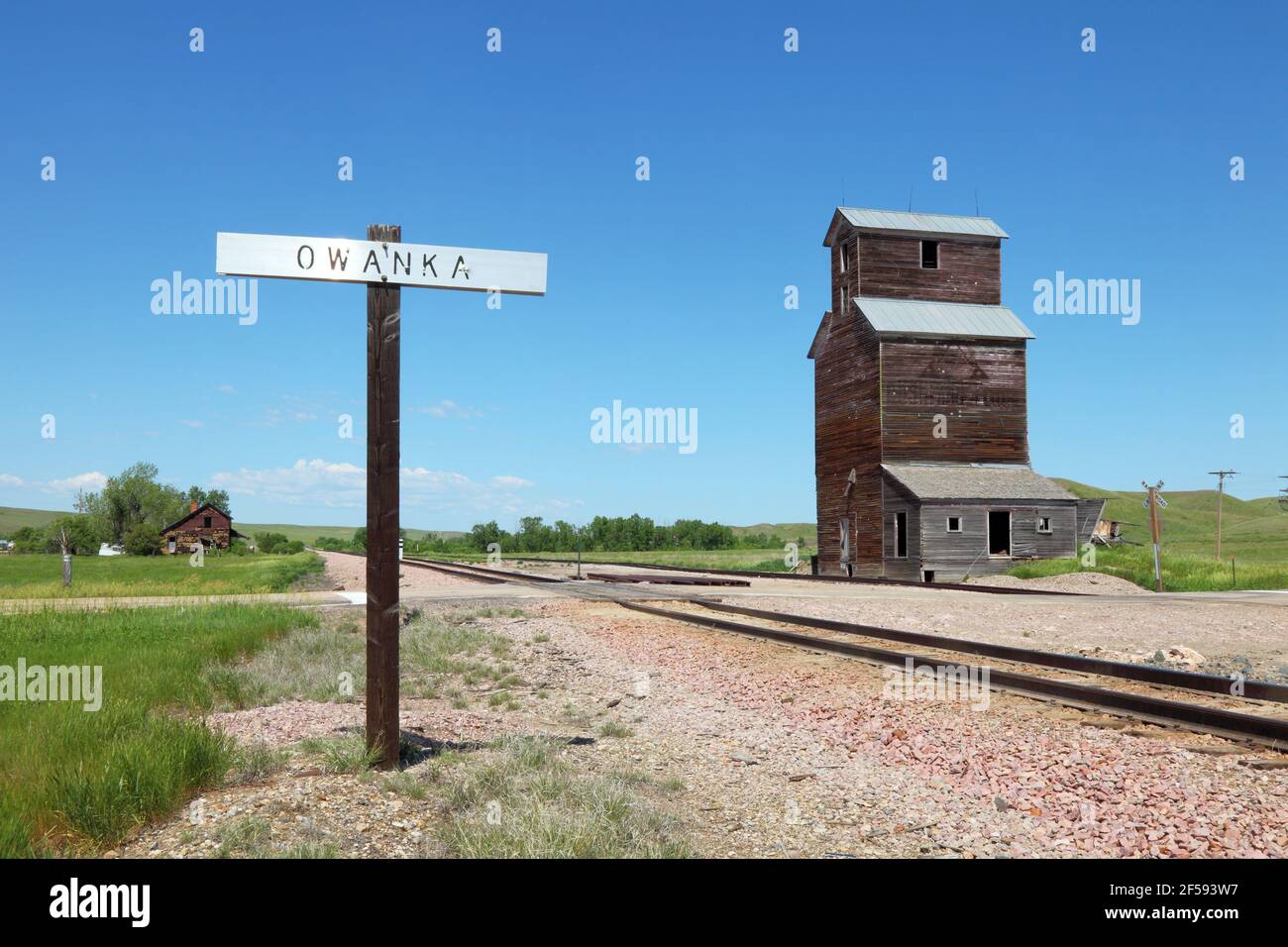 geography / travel, USA, South Dakota, Owanka, Owanka, Semi Ghost Town ...