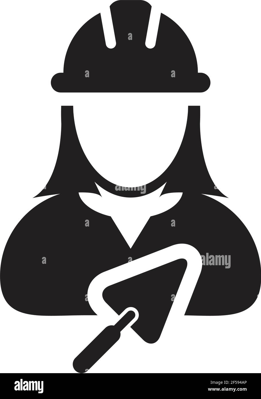 Woman mason Stock Vector Images - Alamy