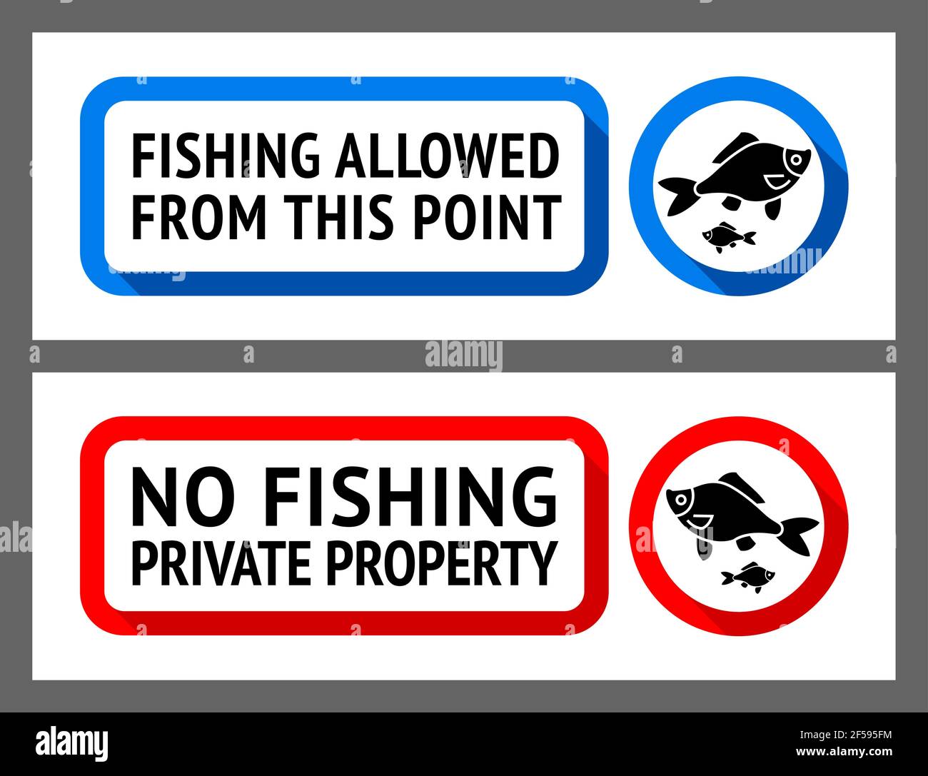 Stop fishing poster hi-res stock photography and images - Alamy