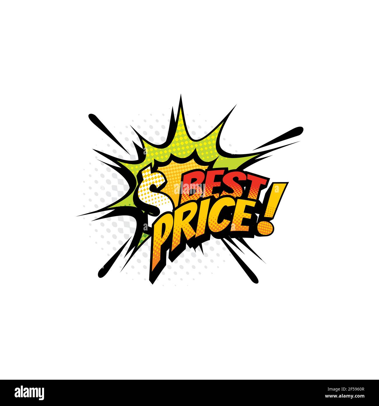 Best price special offer comic bubble dollar sign Stock Vector Image ...