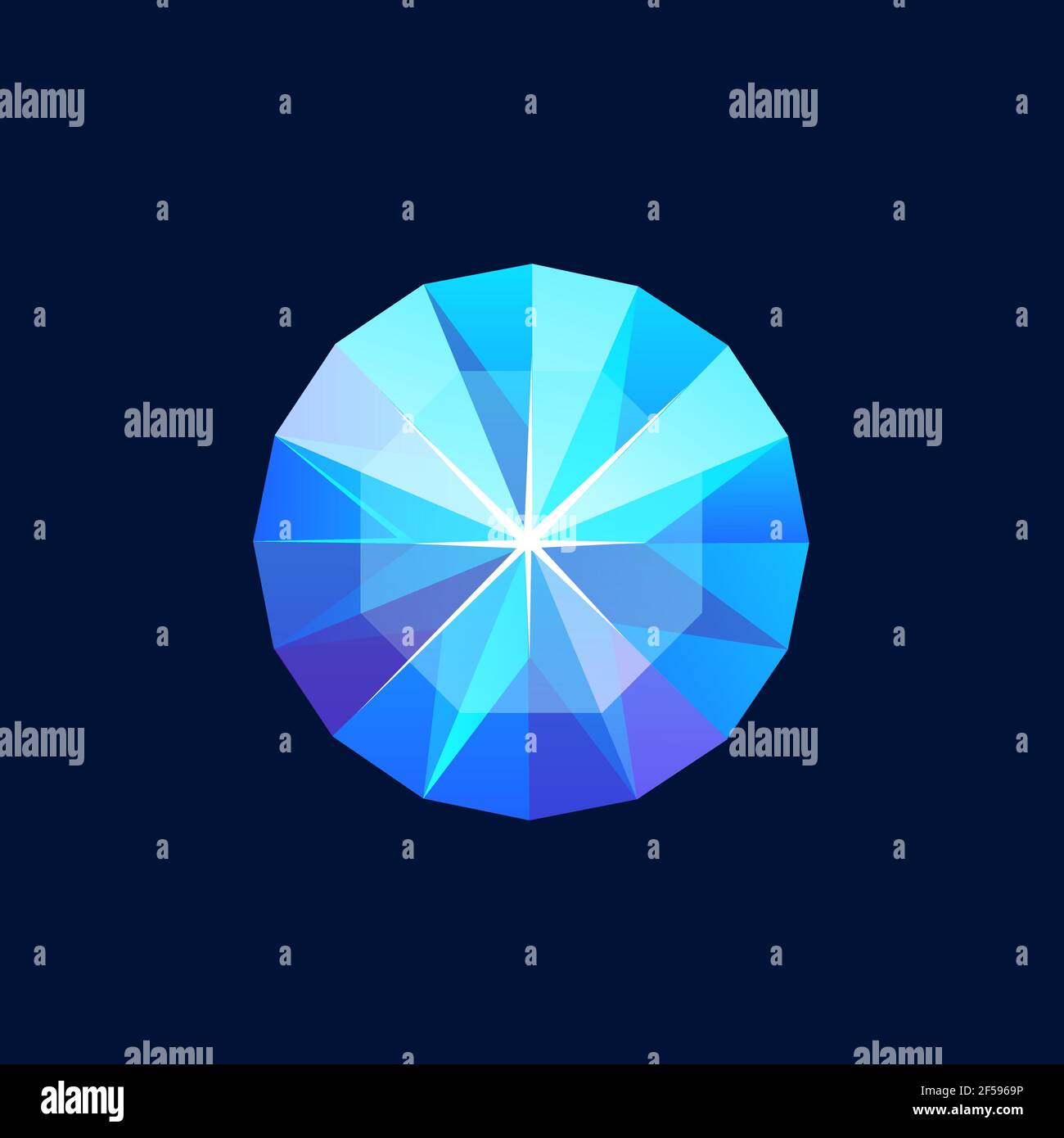 Crystal rock vector hi-res stock photography and images - Alamy
