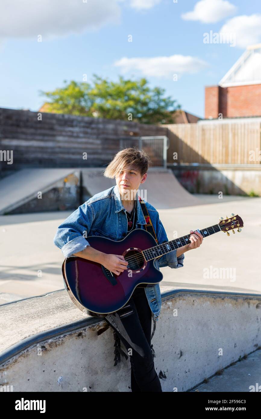 Woodbridge, Suffolk, UK September 13 2020: A 20 something female ...