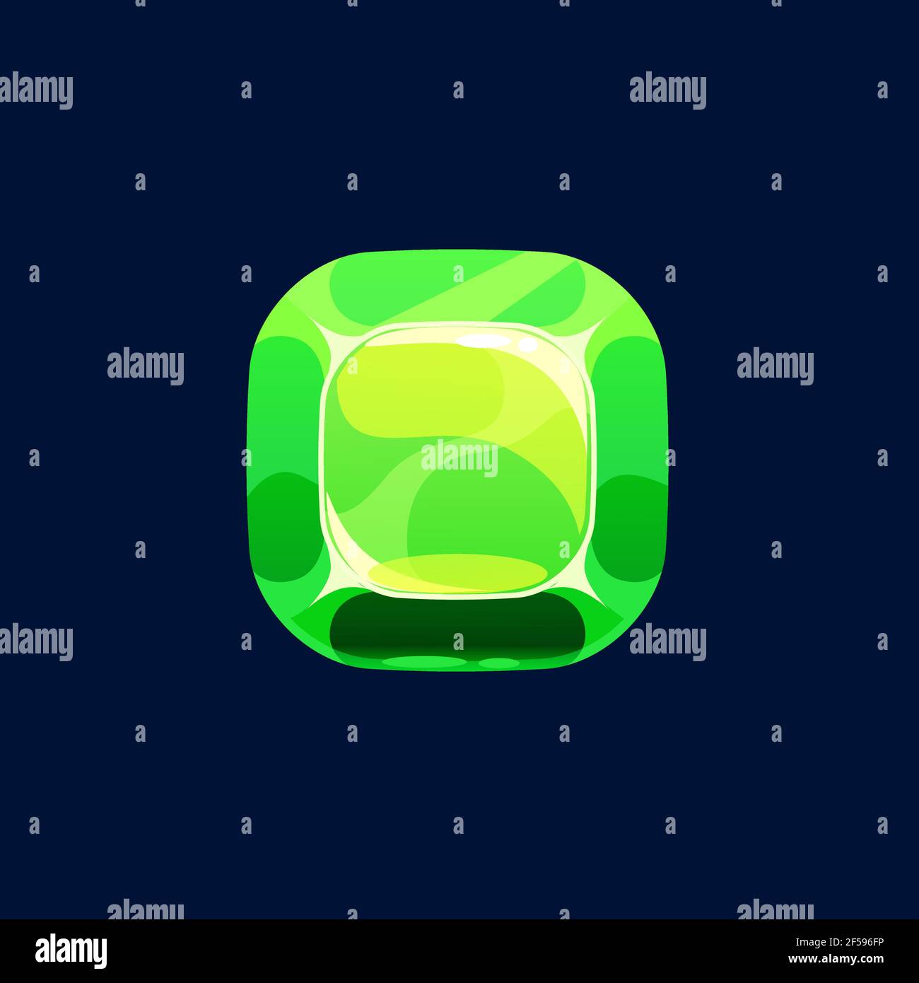 Green gem Stock Vector Images - Alamy