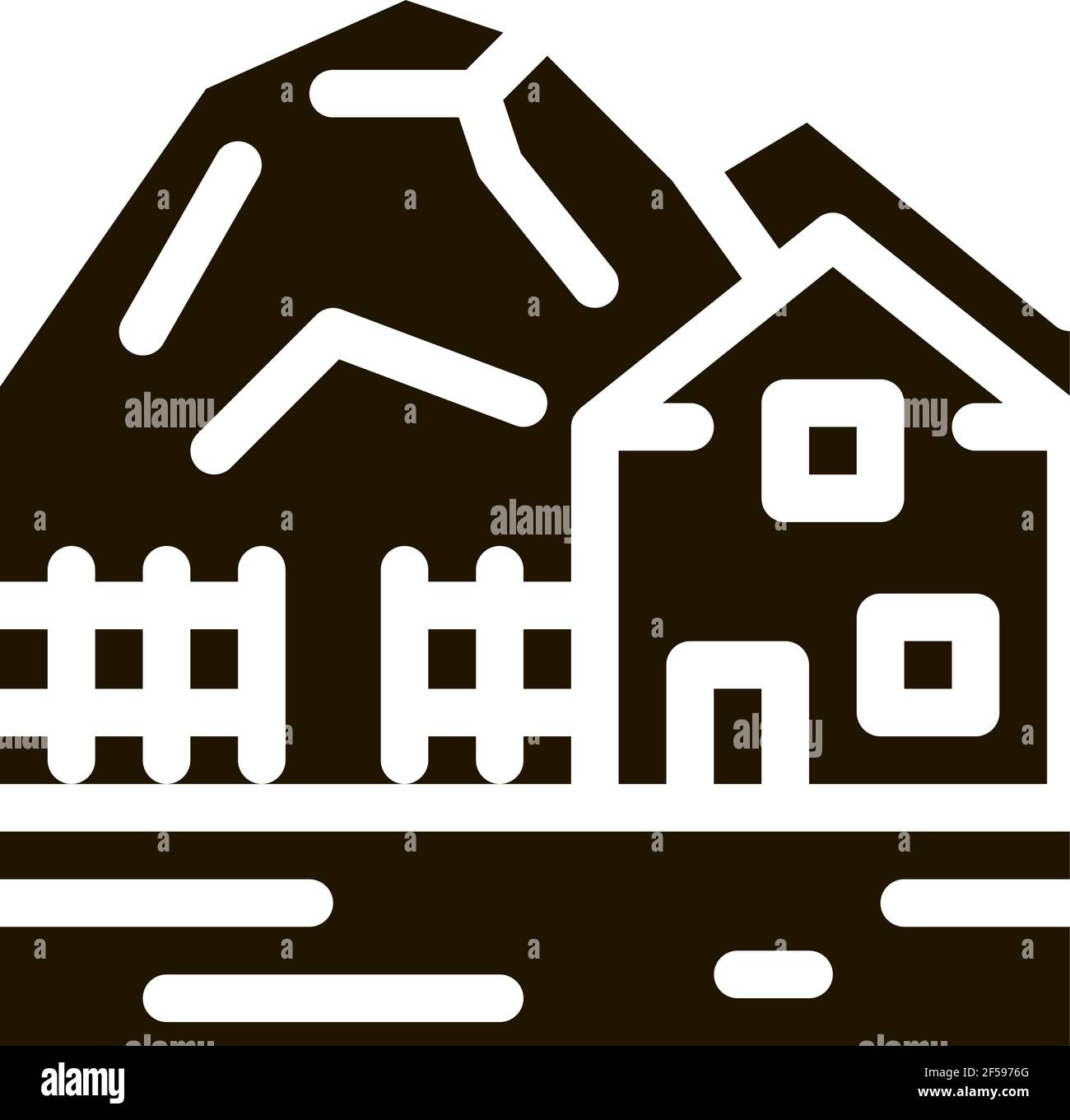 Black and white highlands Cut Out Stock Images & Pictures - Alamy