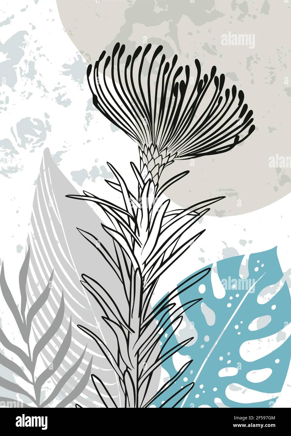 A modern universal template. Suitable for posters, greeting and holiday ...