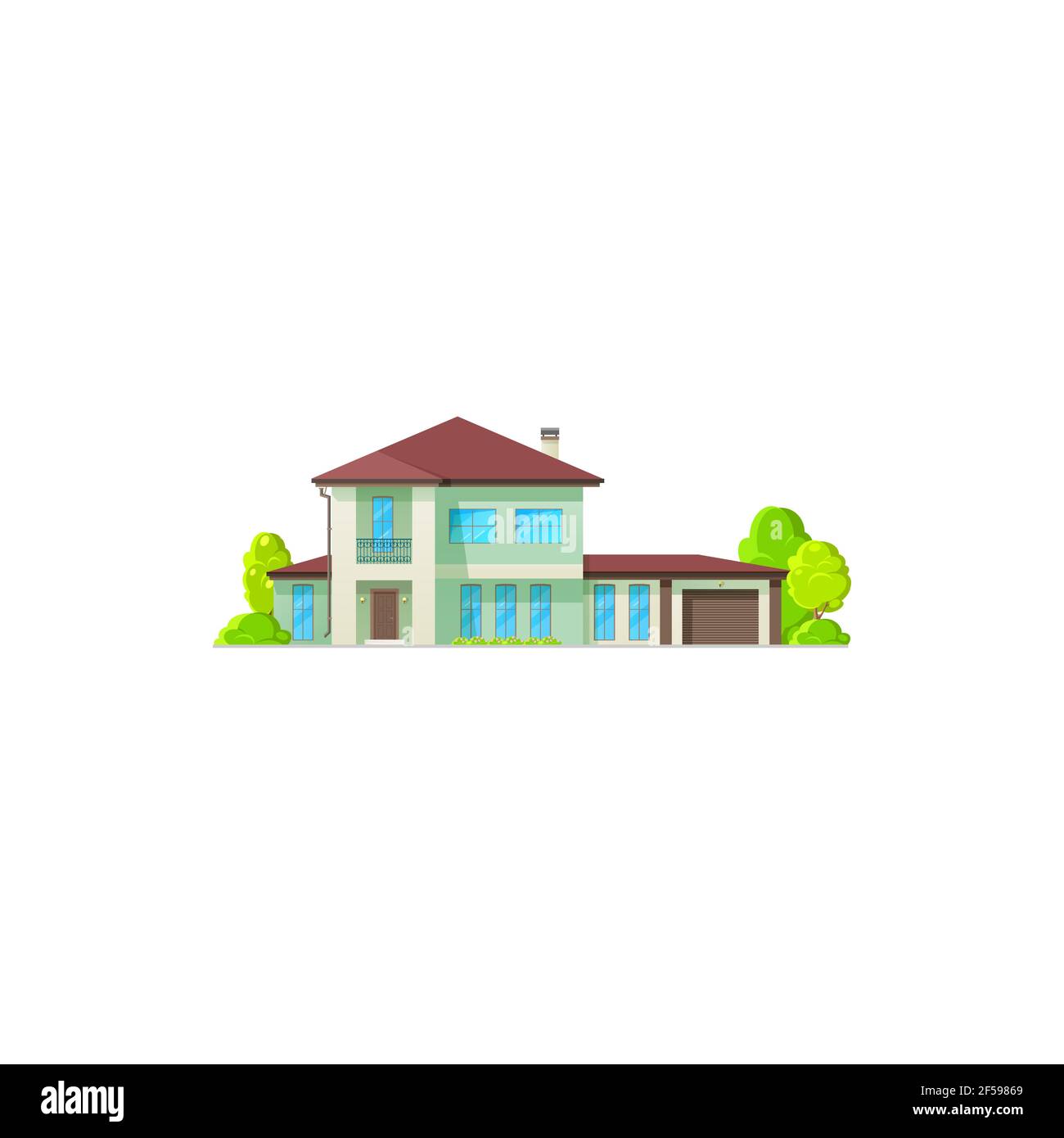 Patio residential building terrace Cut Out Stock Images & Pictures - Alamy