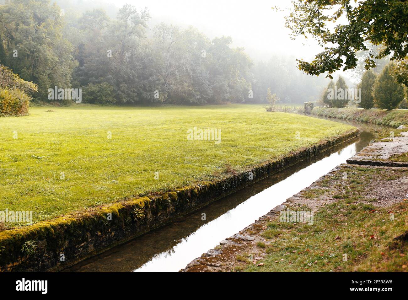 Aerial view river channel hi-res stock photography and images - Alamy