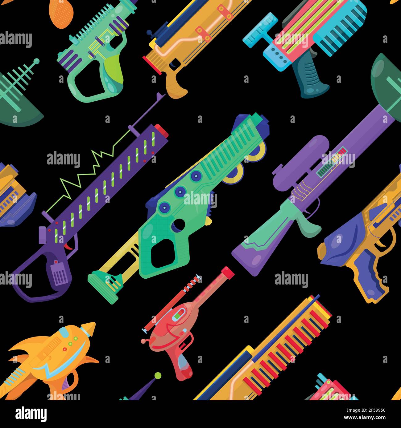 Boys toy gun Stock Vector Images - Alamy