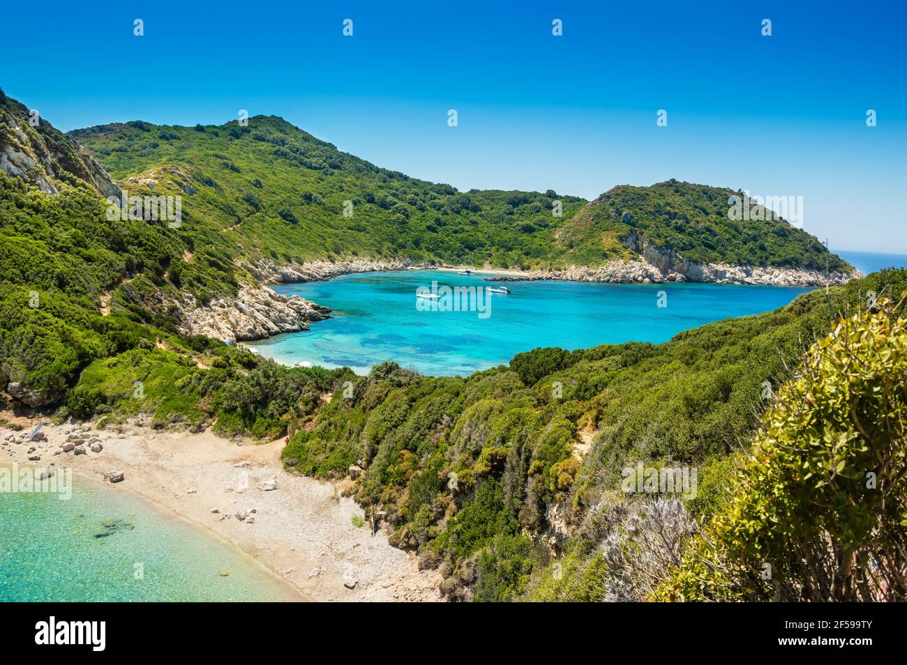 Famous beach porto timoni hi-res stock photography and images - Alamy