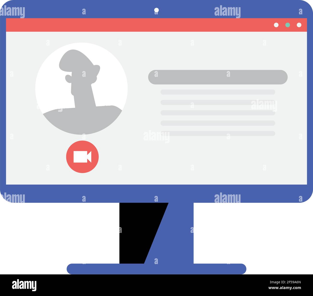 desktop computer technology online icon Stock Vector Image & Art - Alamy