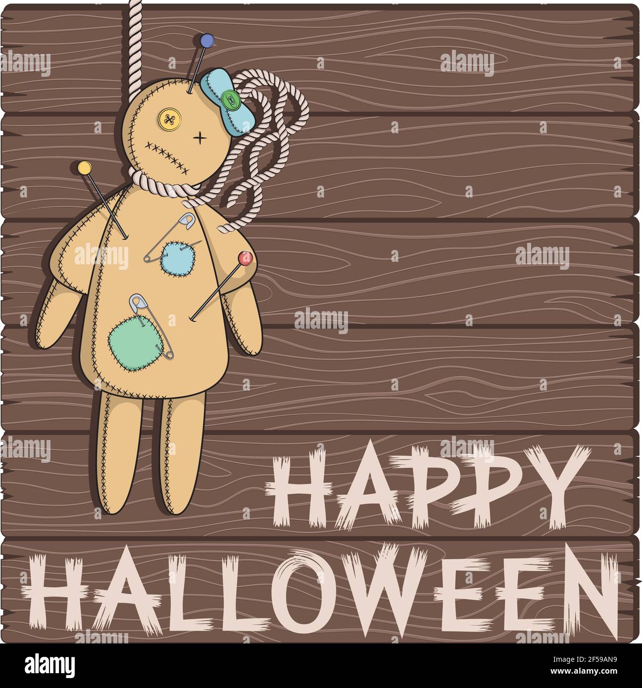 Scary voodoo doll black Cut Out Stock Images & Pictures - Alamy