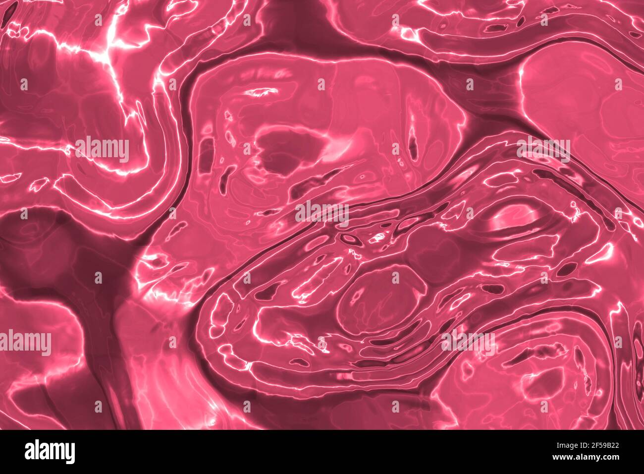 modern red glossy liquid metallic digitally made texture illustration ...