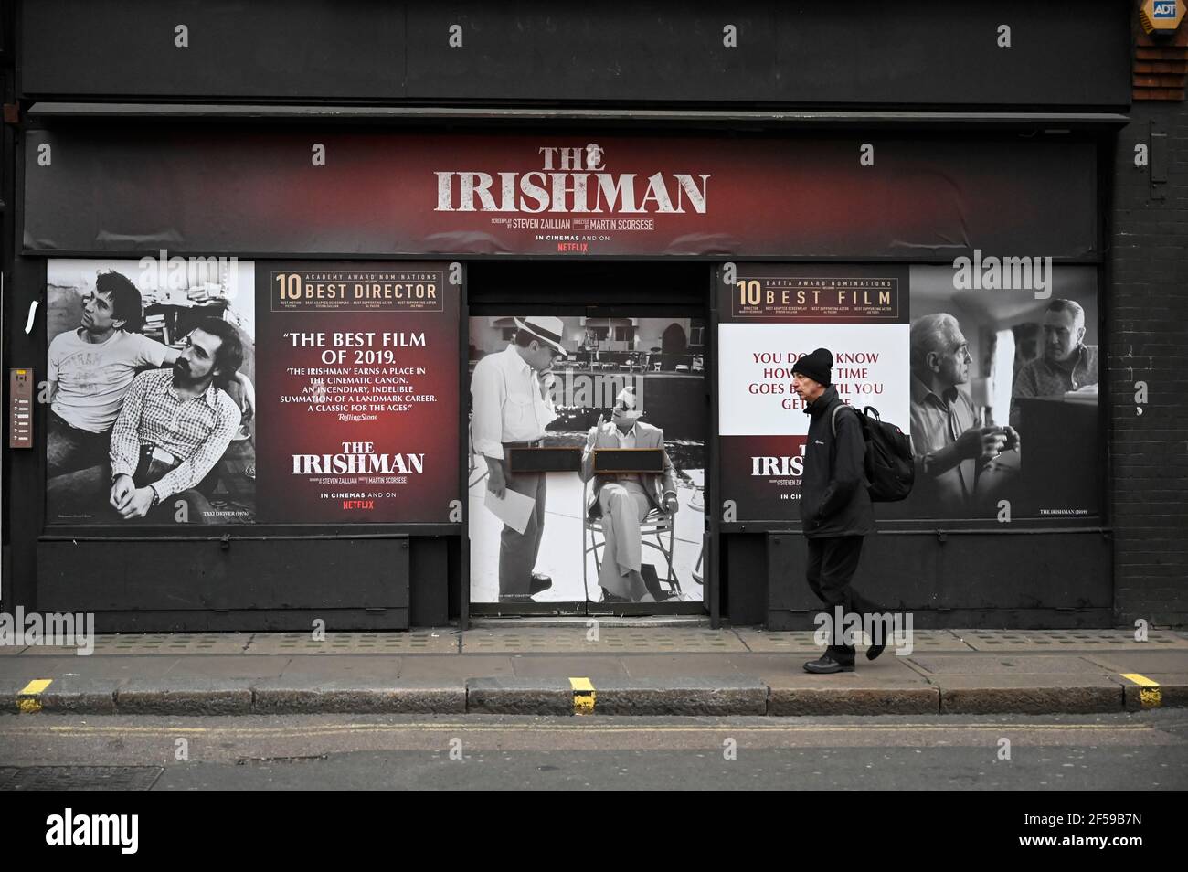 Street Photography, Soho, London, The Irishman Stock Photo - Alamy