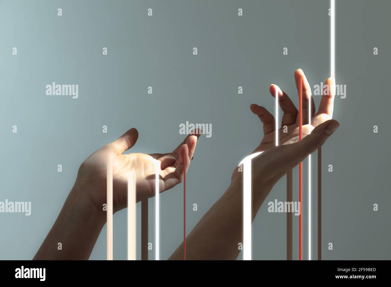 Lines on texture hand palm hi-res stock photography and images - Alamy