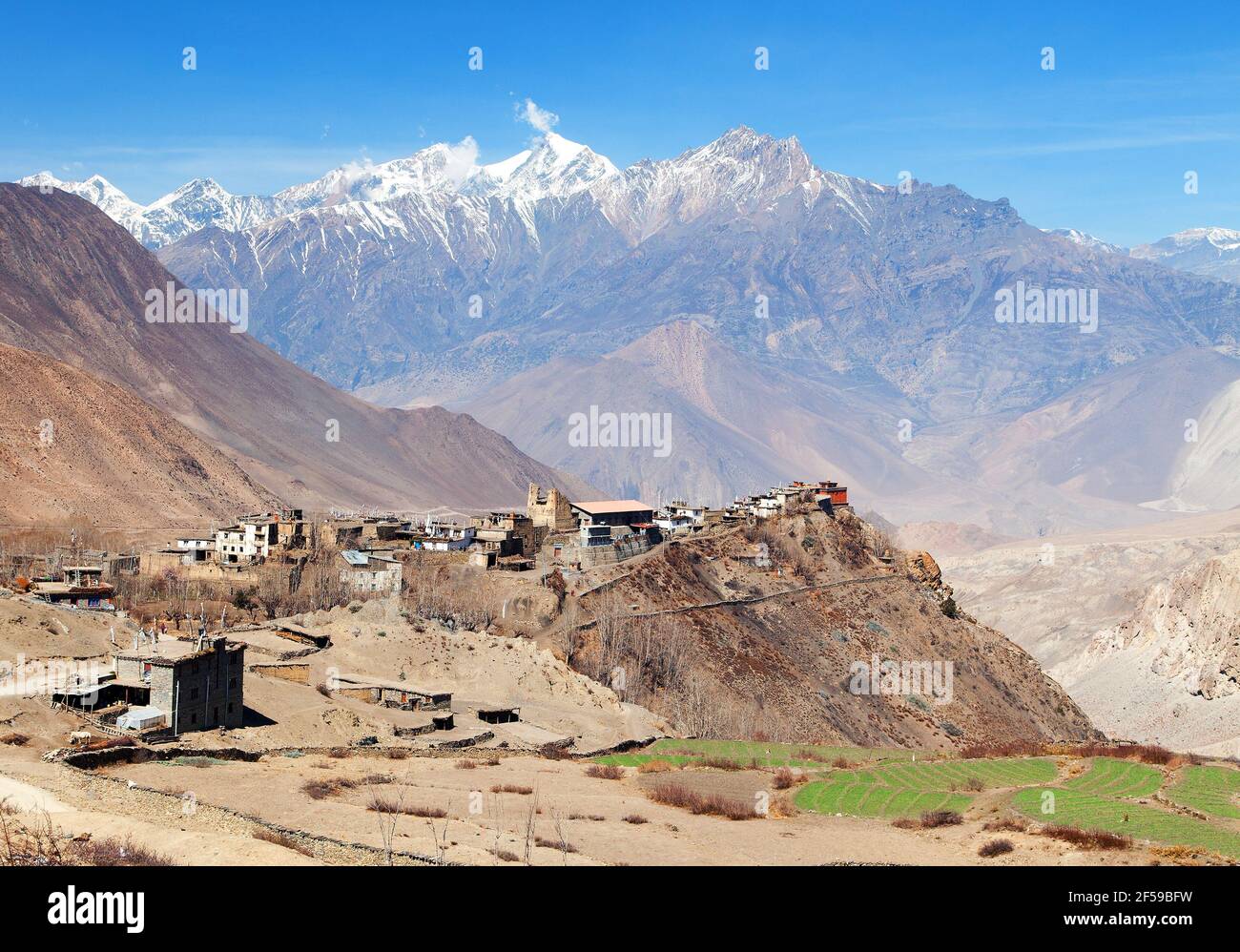 Jharkot village, one of the best villages in round Annapurna circuit ...