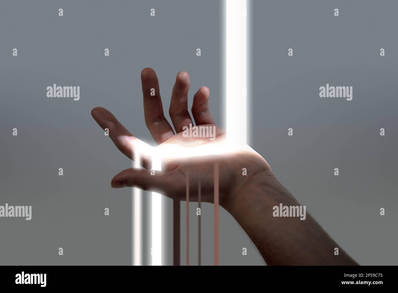 Lines on texture hand palm hi-res stock photography and images - Alamy