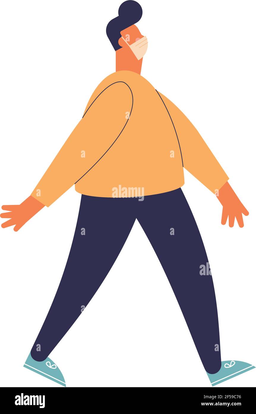 Normal walk Stock Vector Images - Alamy