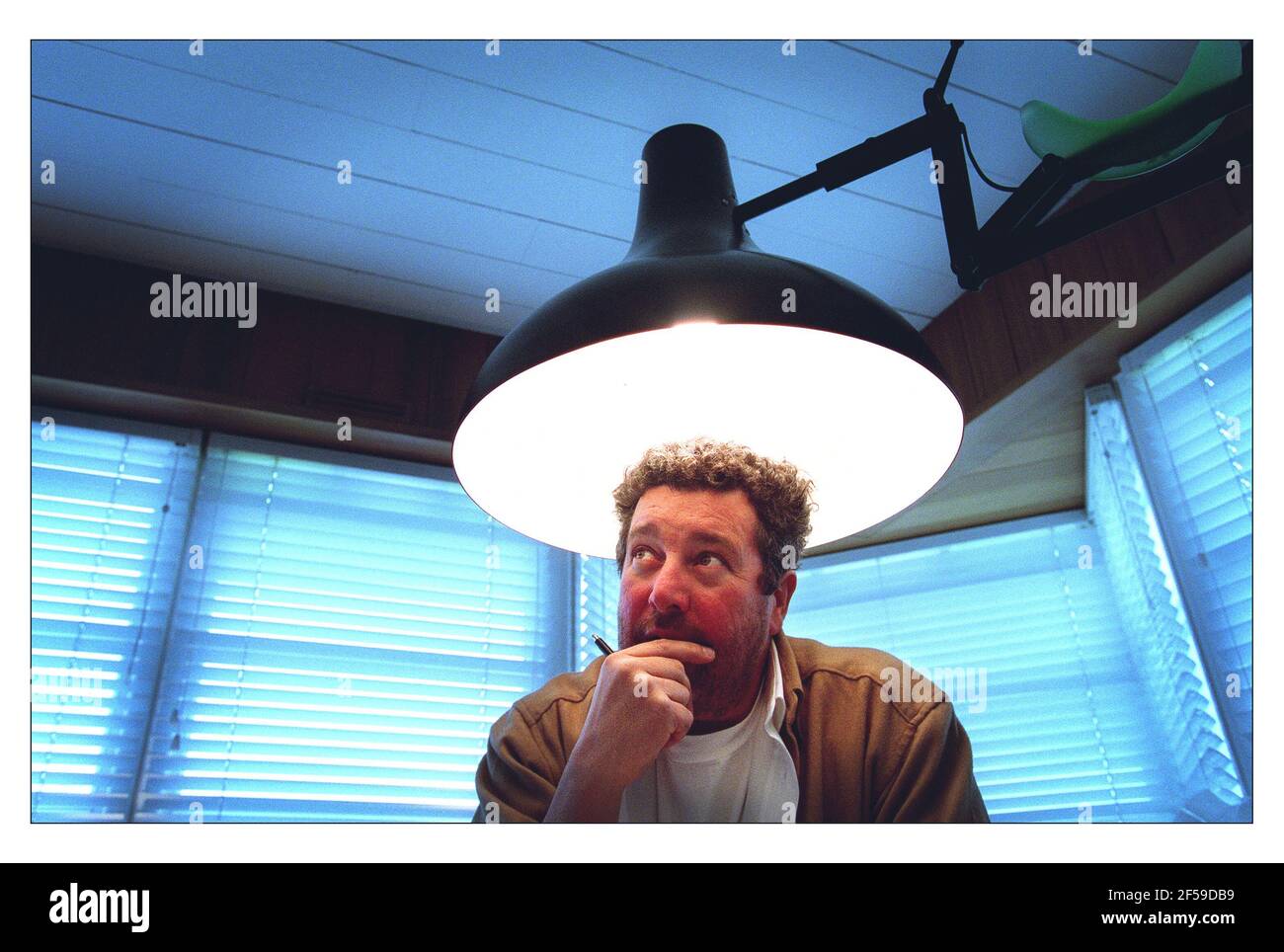 Philippe Starck... Designer in his office in Paris.pic David Sandison ...