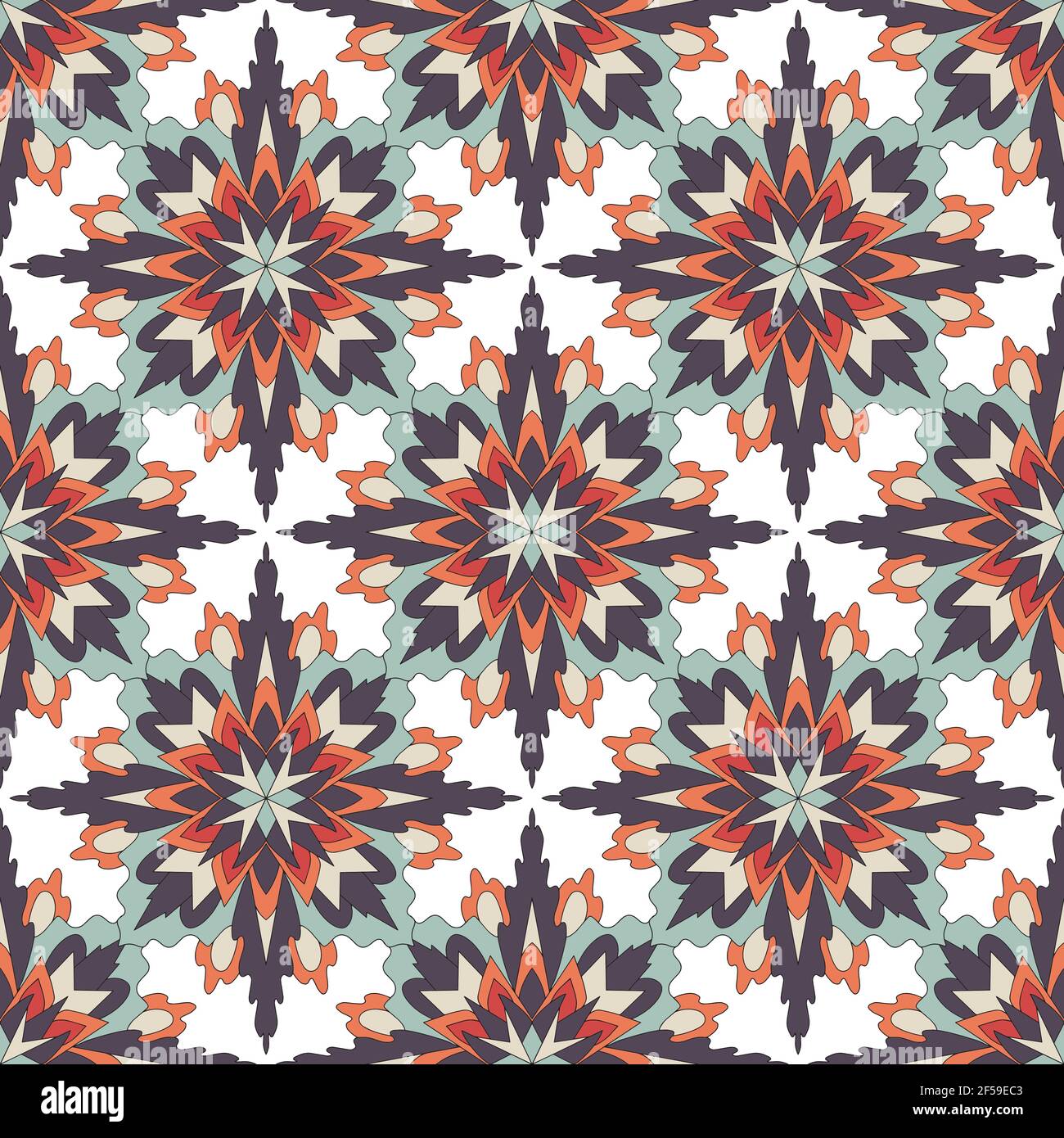 Abstract geometric pattern, outline hand drawn style Stock Vector Image ...