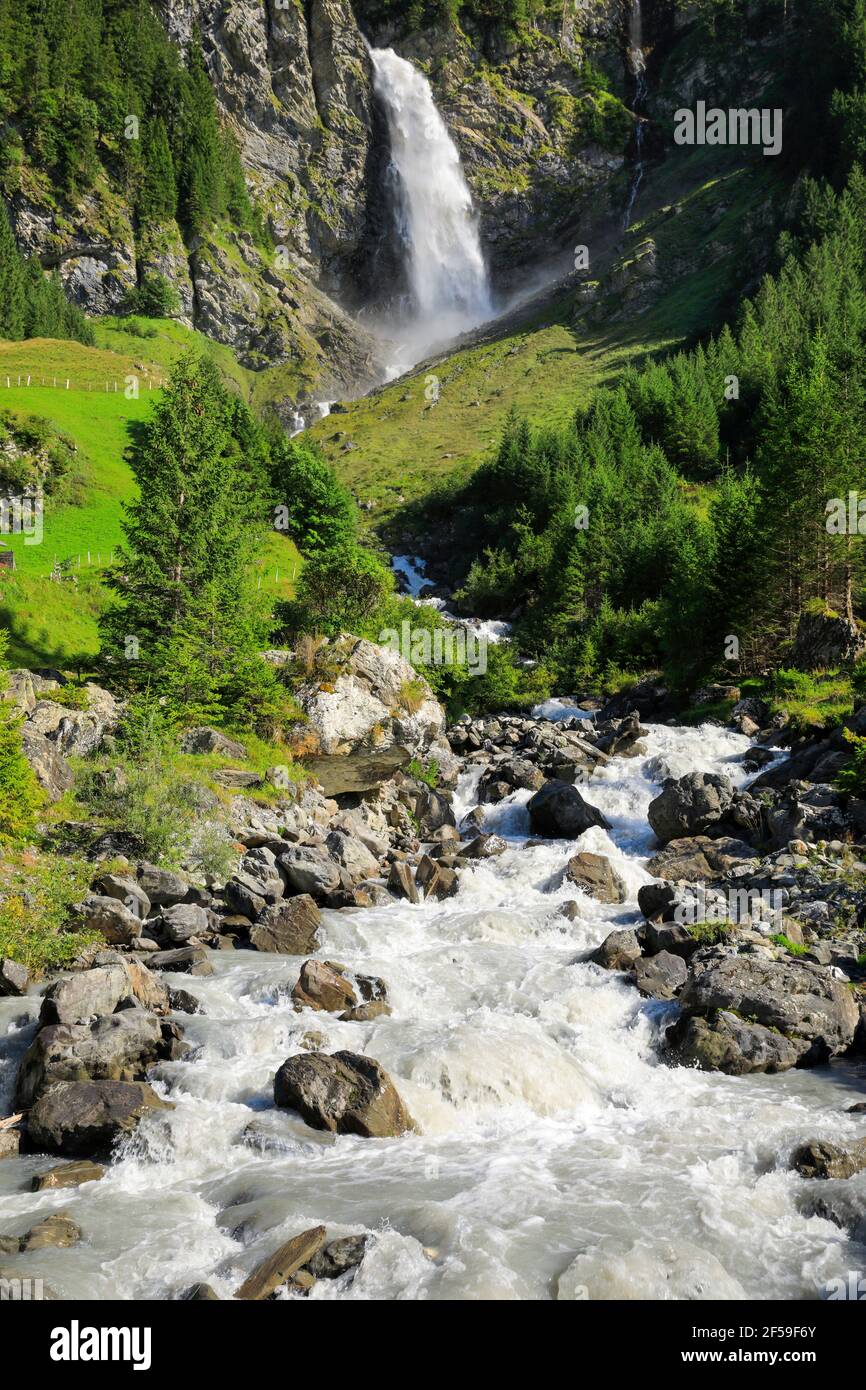 geography / travel, Switzerland, Staeubifall, 100 m, alp Aesch, Uri ...
