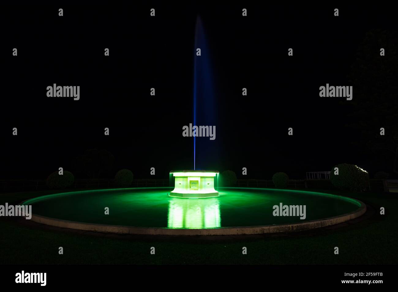 Fountain napier night hi-res stock photography and images - Alamy