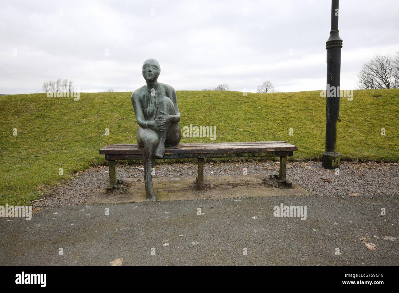 Sanquhar, Dumfries & Galloway, Scotland, UK. 22 Mar 2021. War Memorial ...