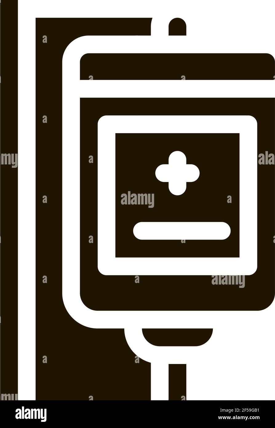 blood pumping device icon Vector Glyph Illustration Stock Vector Image ...