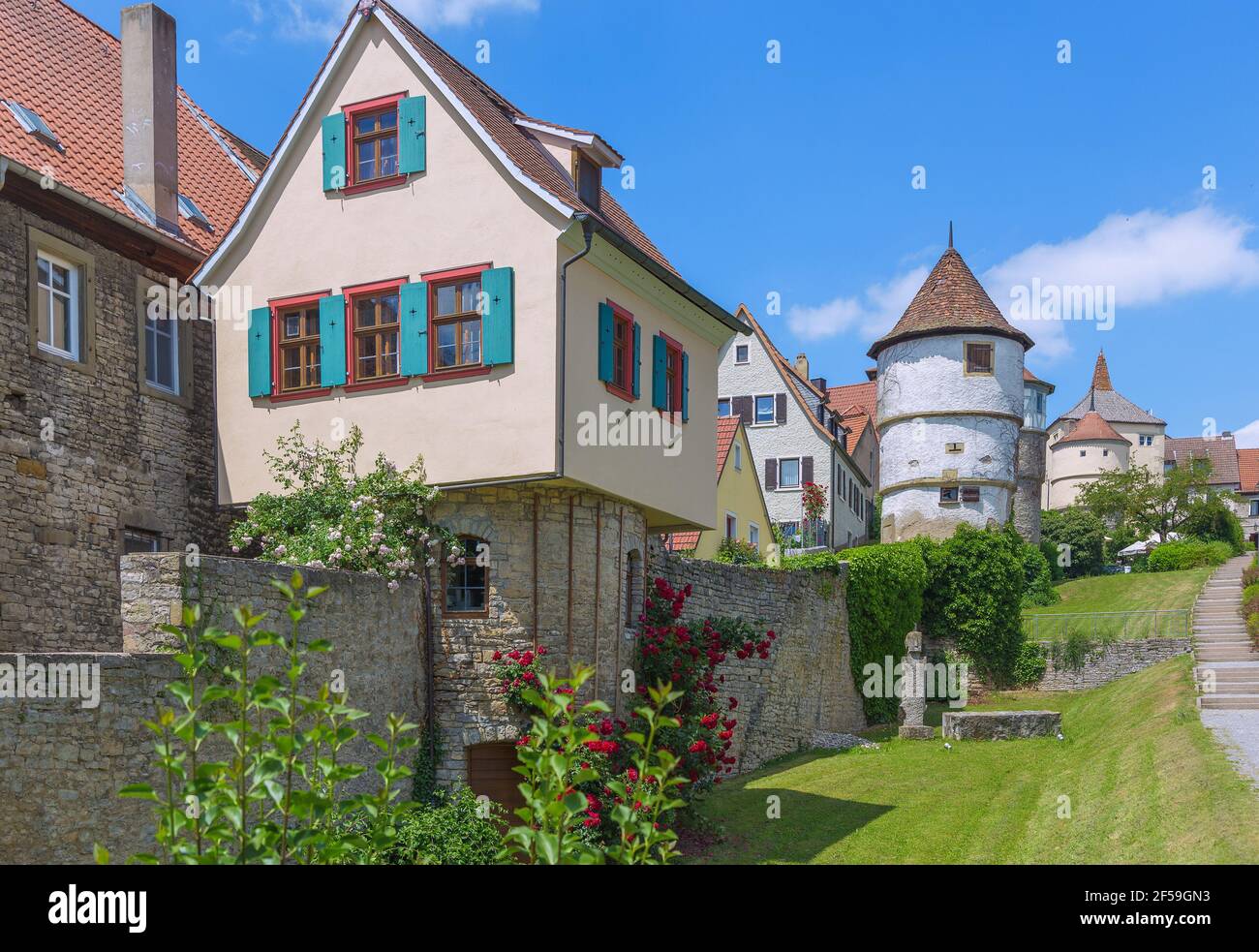 geography / travel, Germany, Dettelbach, Eastern city wall, Additional ...